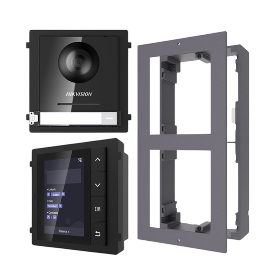 HK-INT-GEN2-KIT6 Hikvision 2nd Gen IP Intercom Kit, Door Station, Name